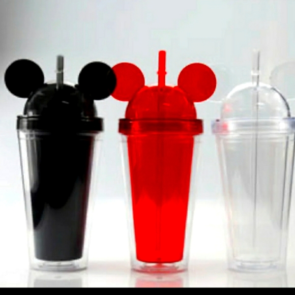 unknown | Other | Mickey Mouse Ears Tumbler Cups W Straw Pick Your ...